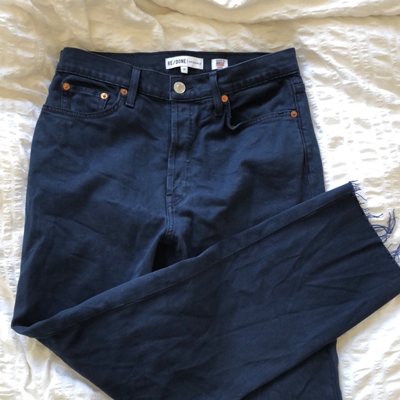 Re/Done | Jeans | Redone Blue Jeans | Poshmark